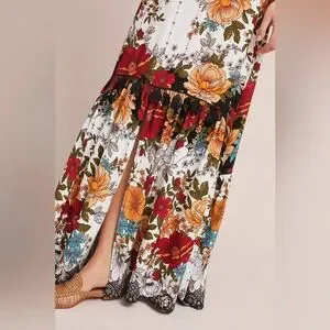 FARM Rio | Skirts | Farm Rio Natasha Maxi Skirt | Poshmark